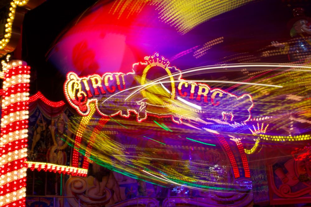 Karussell Magic hamburger Dom Foto & Bild | nacht, langzeitbelichtung ...