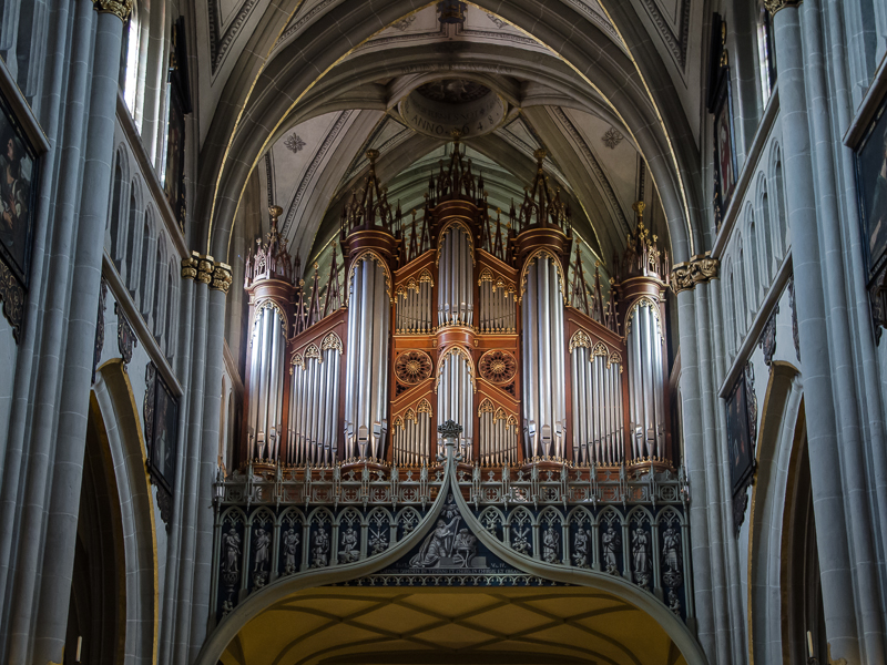 Kathedrale St. Nikolaus, Freiburg CH Foto & Bild | architektur, sakralbauten, innenansichten ...