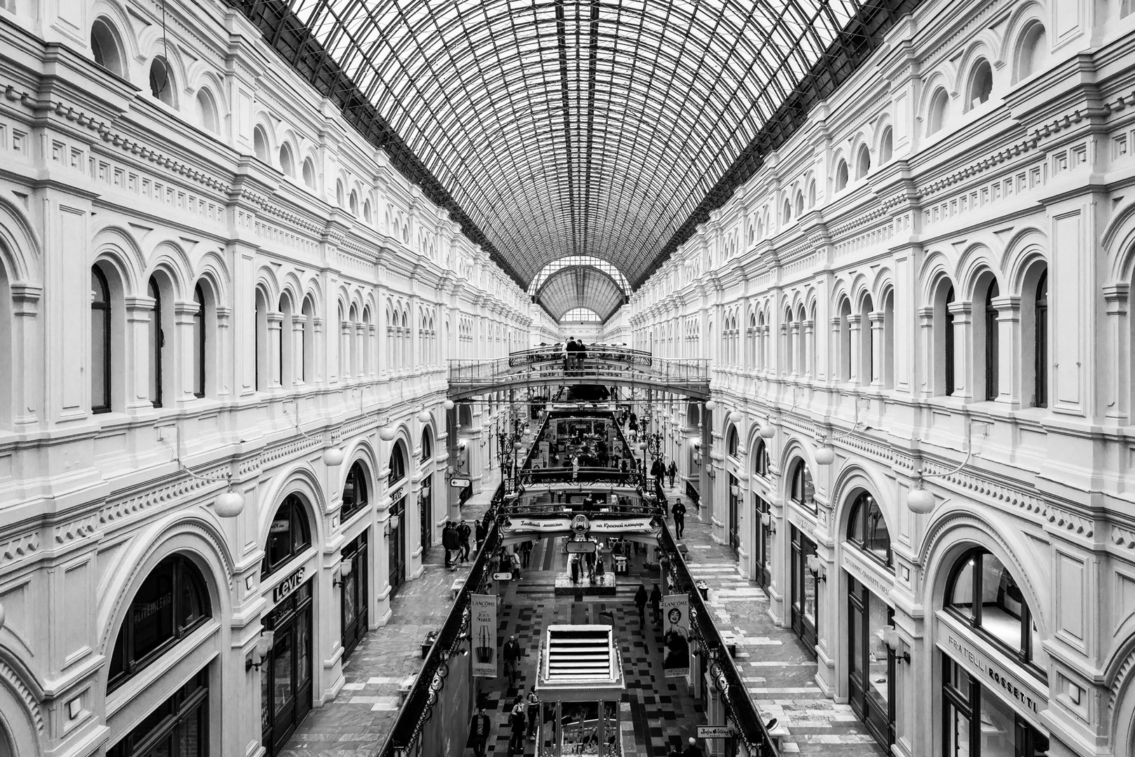 Kaufhaus GUM, Moskau Foto & Bild | world, s-w, schwarz-weiss Bilder auf ...