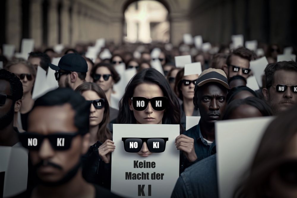 Keine Macht der KI Foto & Bild | ki - montagen, digiart, art Bilder auf fotocommunity