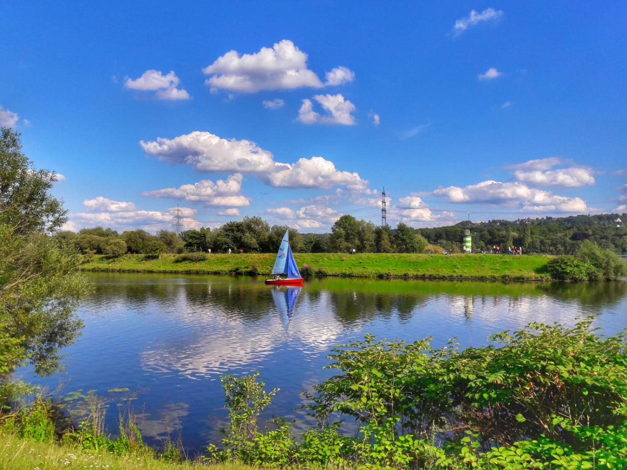 Kemnader See bei Bochum Foto & Bild | fotos, himmel, natur Bilder auf ...