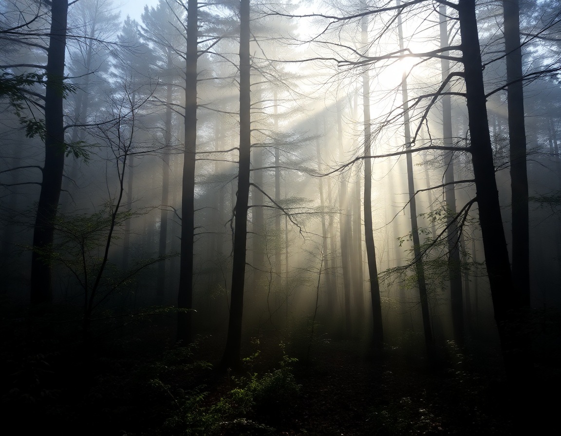 KI Bild - Wald Foto & Bild | natur, landschaft, ki Bilder auf fotocommunity