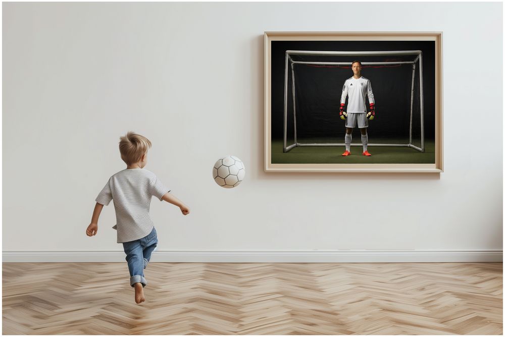 kicken Foto & Bild | ki-generierte bilder, ki - montagen, ki - menschen Bilder auf fotocommunity