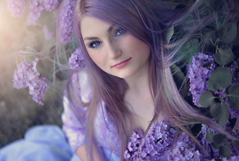 *K*I*M* Foto & Bild | outdoor, lila, girl Bilder auf fotocommunity