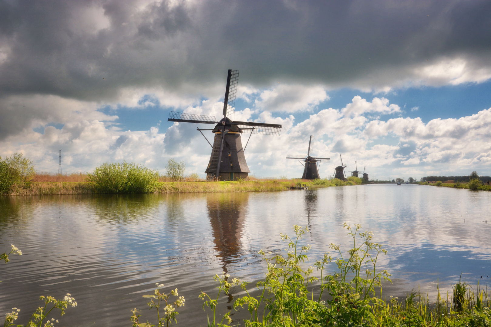 Kinderdijk Foto & Bild | world, rhein, spiegelung Bilder auf fotocommunity
