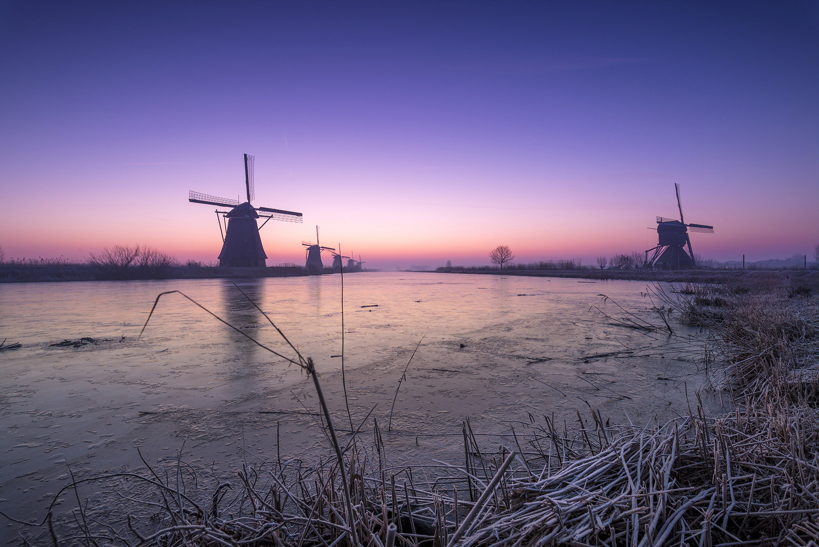 Kinderdijk Foto & Bild | landschaft, wasser, sonnenaufgang Bilder auf ...