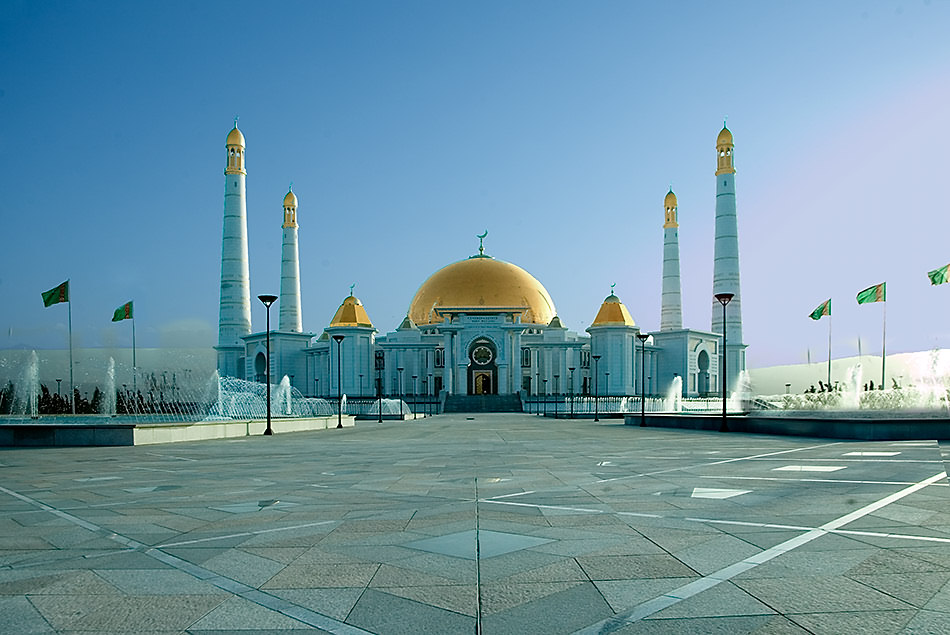 Kipchak-Mosque / Turkmenistan / Ashgabat 01 Foto & Bild | asia, central ...