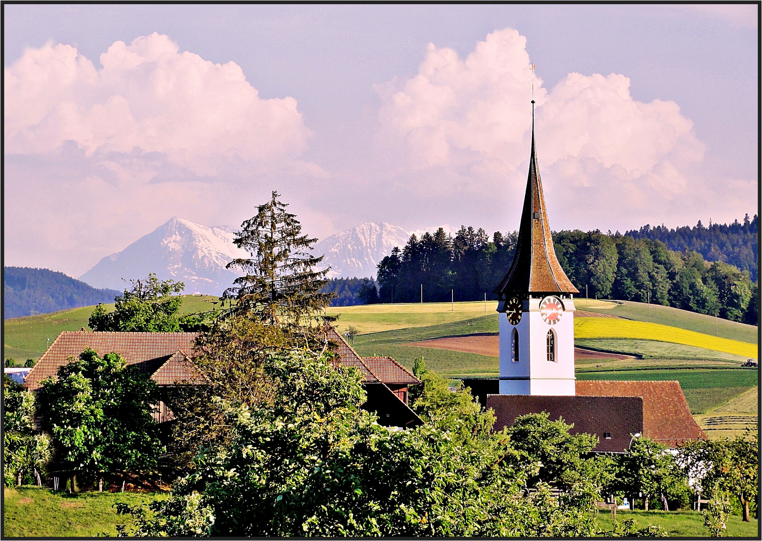 Kirche Biglen im Emmental Foto & Bild | Landschaft, Lebensräume, Natur ...