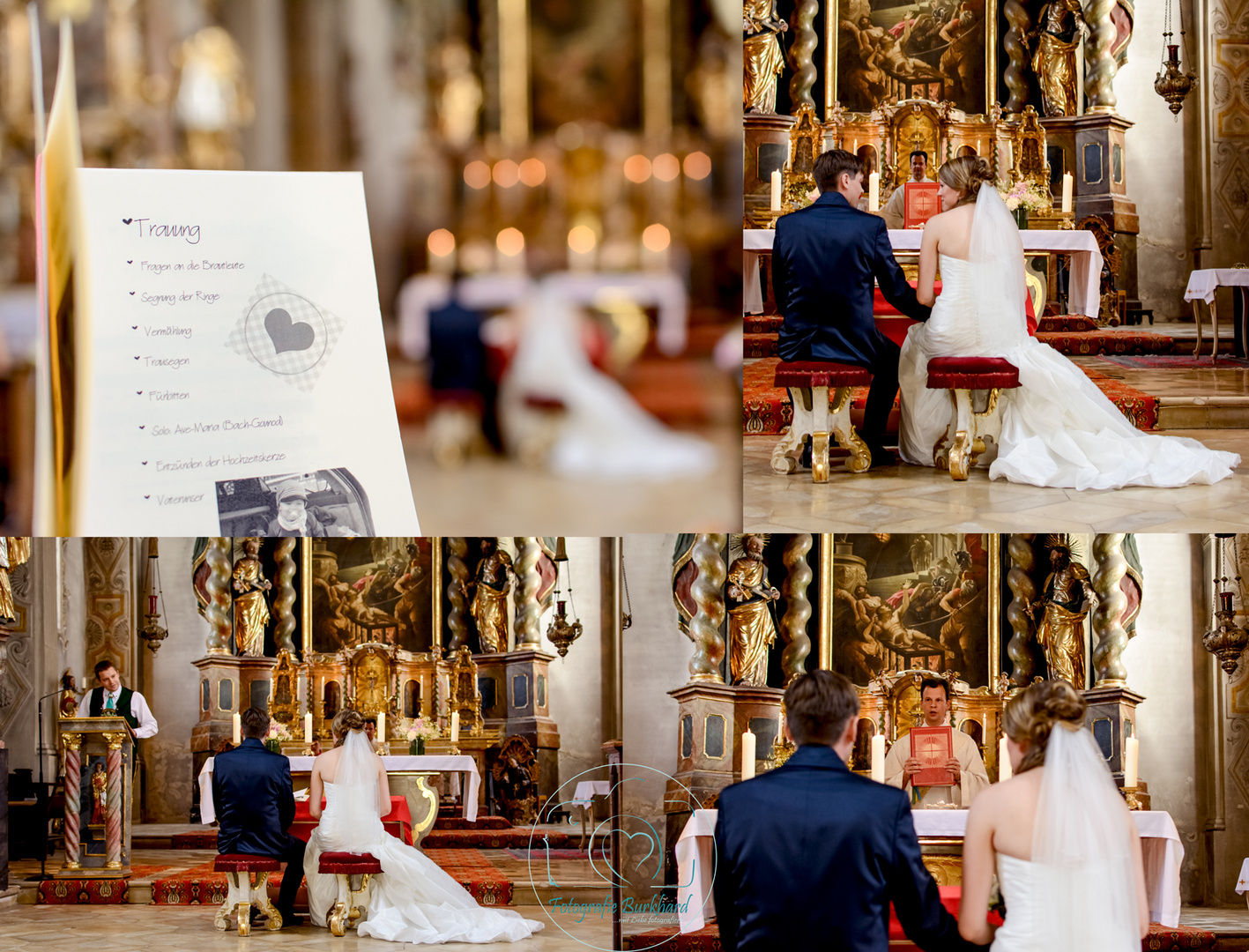 Kirchliche Trauung Foto & Bild | hochzeit, collagen, liebe Bilder auf fotocommunity