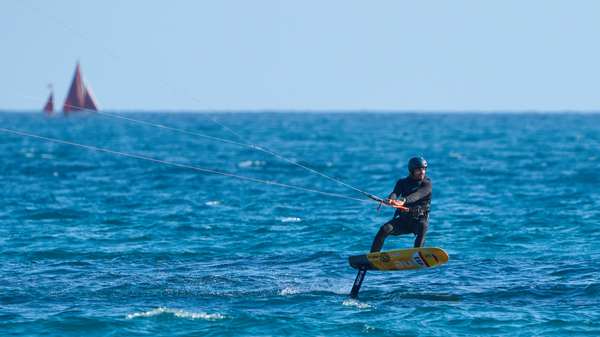 Kite Foiling Foto & Bild | sport, europe, spain Bilder auf fotocommunity