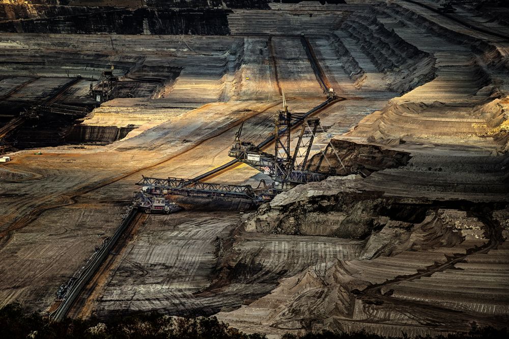 Klare Absage Foto & Bild | industrie und technik, bergbau, tagebau ...