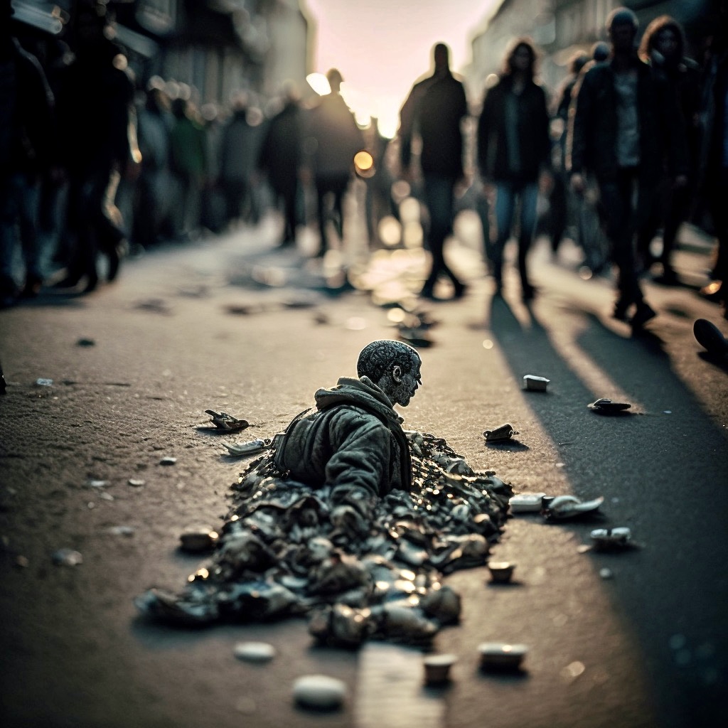 Klimakleber der ersten Generation ;) - erstellt mit KI ohne CO2 Ausstoß ...