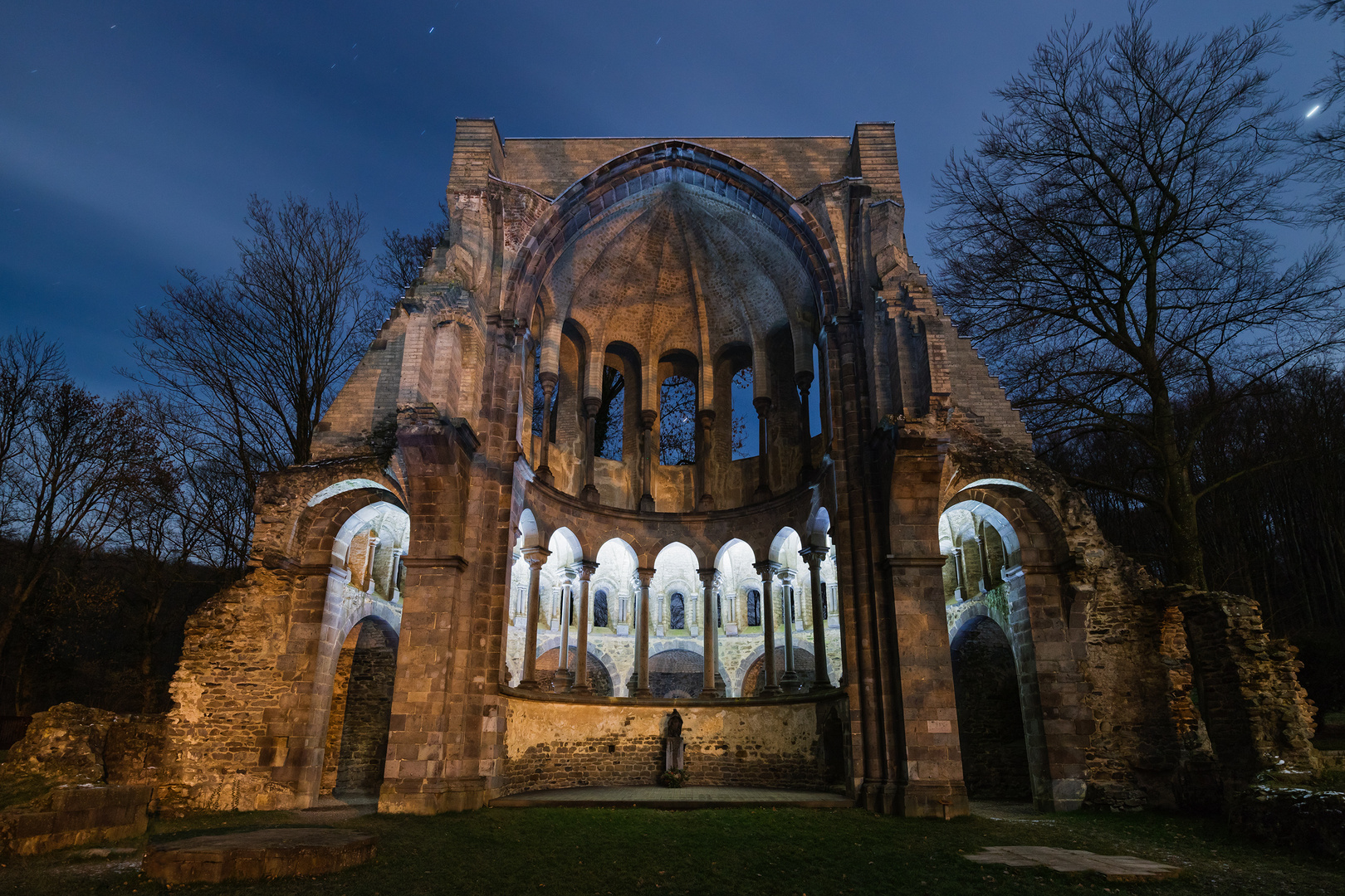 Kloster Heisterbach Foto & Bild | architektur, architektur bei nacht, gut´s nächtle Bilder auf ...