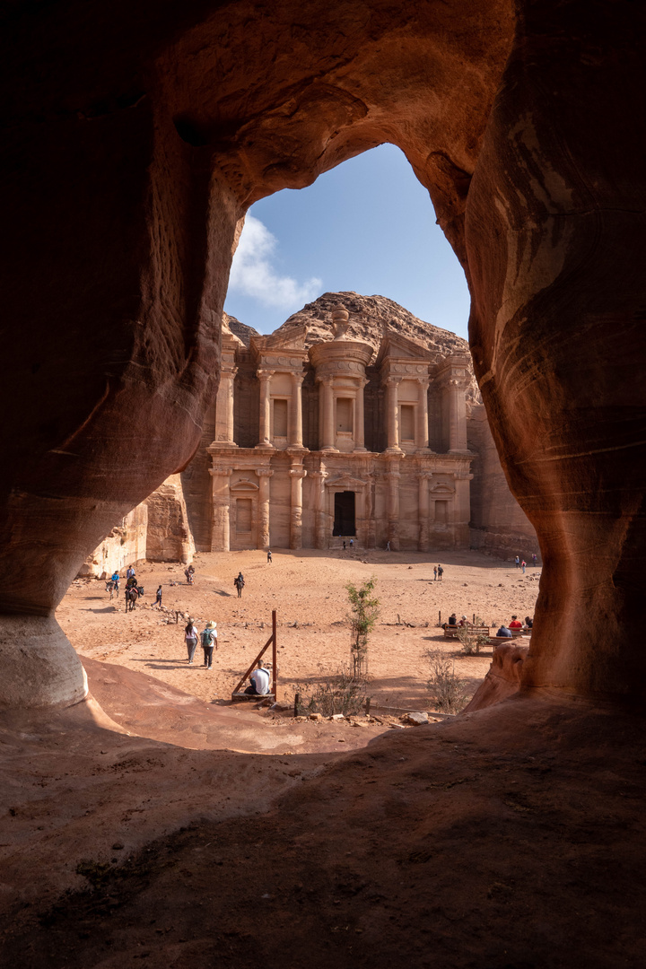 Kloster in Petra Jordanien Foto & Bild | asia, middle east, jordan ...