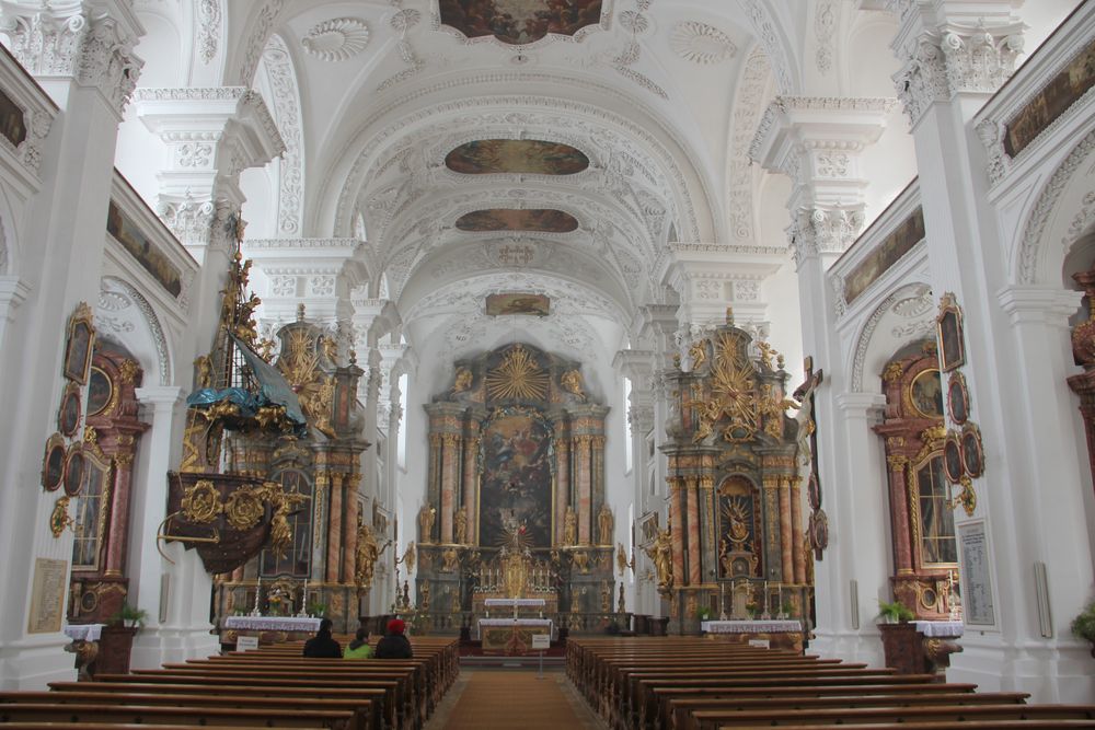 Klosterkirche Mariä Himmelfahrt und St. Peter und Paul Irsee Foto & Bild | architektur ...