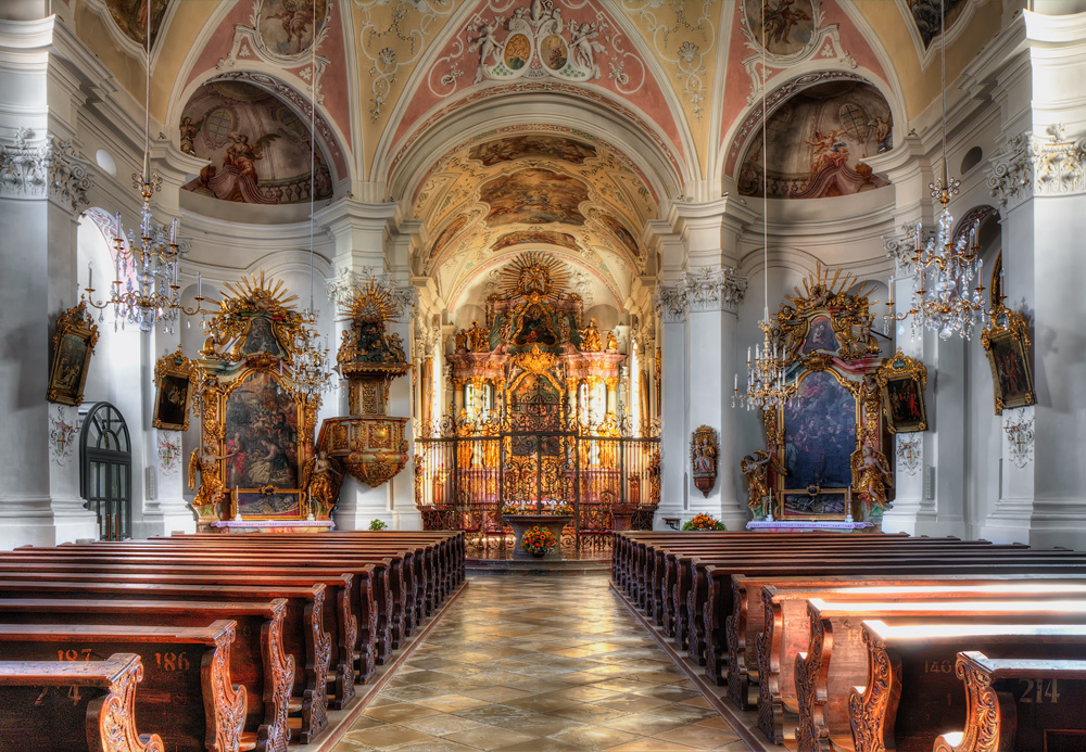 Klosterkirche Rinchnach Foto & Bild | architektur, sakralbauten, innenansichten kirchen Bilder ...