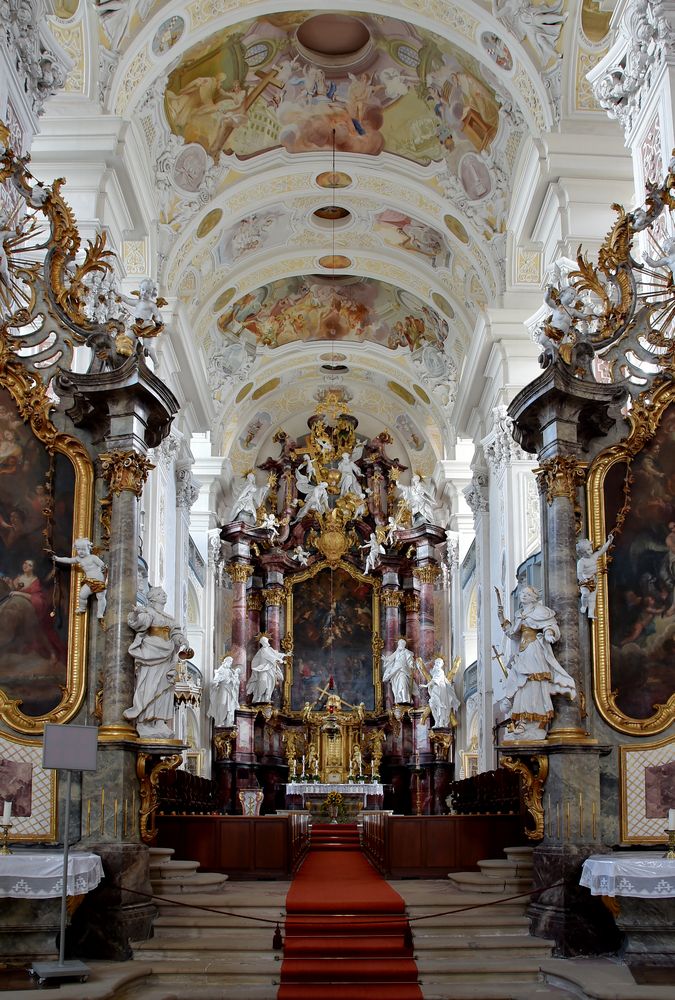 Klosterkirche Schöntal Blick zum Altar Foto & Bild | kirche ...