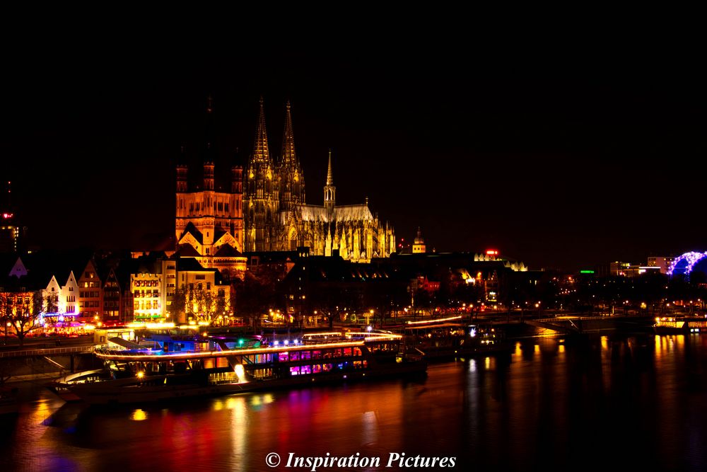 Köln bei Nacht Foto & Bild | world, köln, langzeitbelichtung Bilder auf ...