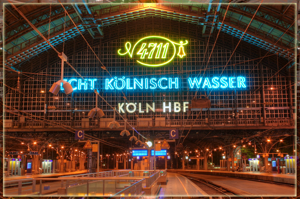Köln HBF Foto & Bild | architektur, architektur bei nacht, hdr + dri ...