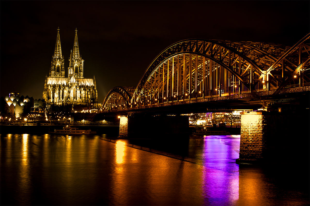 Kölner Dom Foto & Bild | architektur, architektur bei nacht, city ...