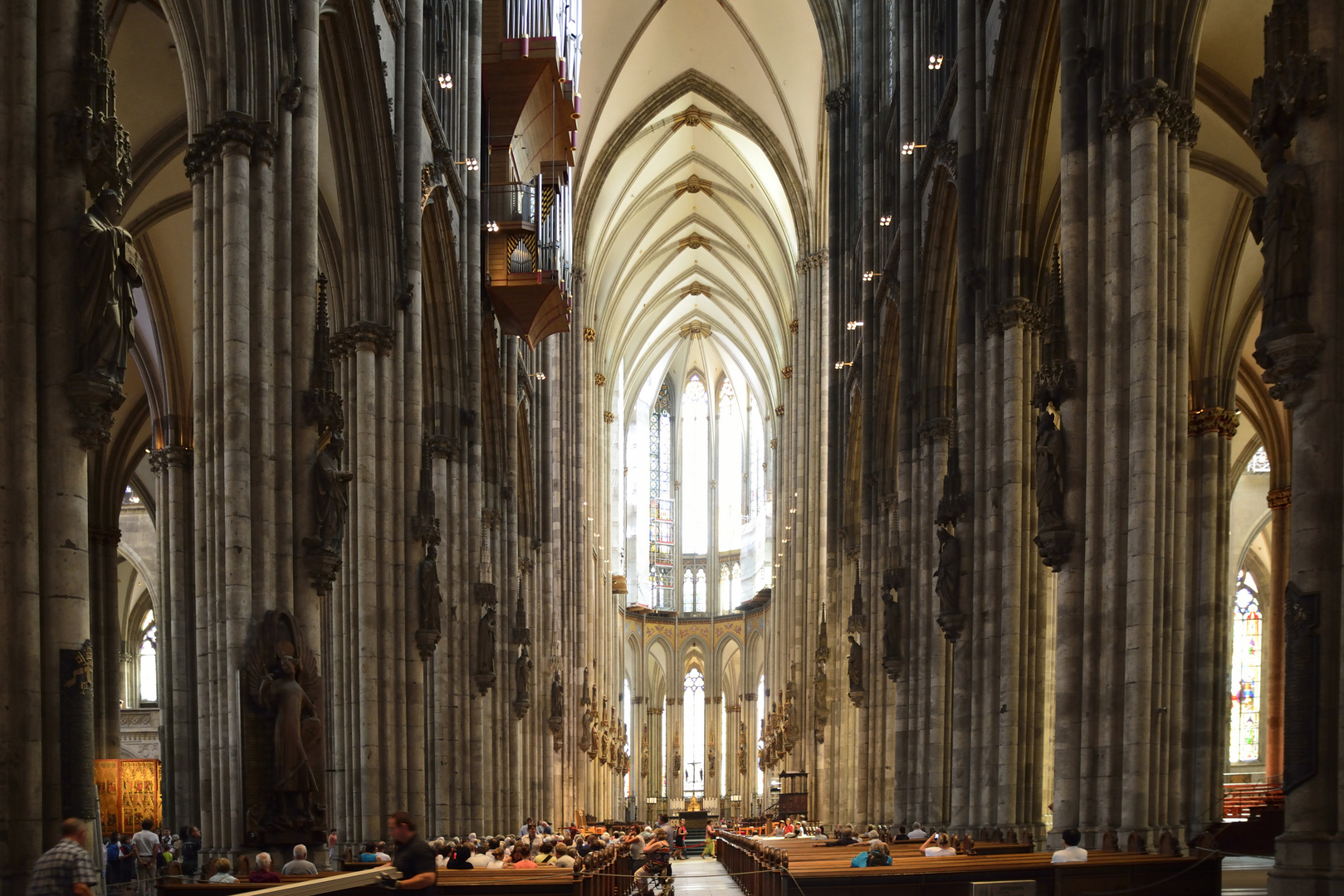 Kölner Dom - Kirchenschiff Foto & Bild | architektur, sakralbauten, innenansichten kirchen ...