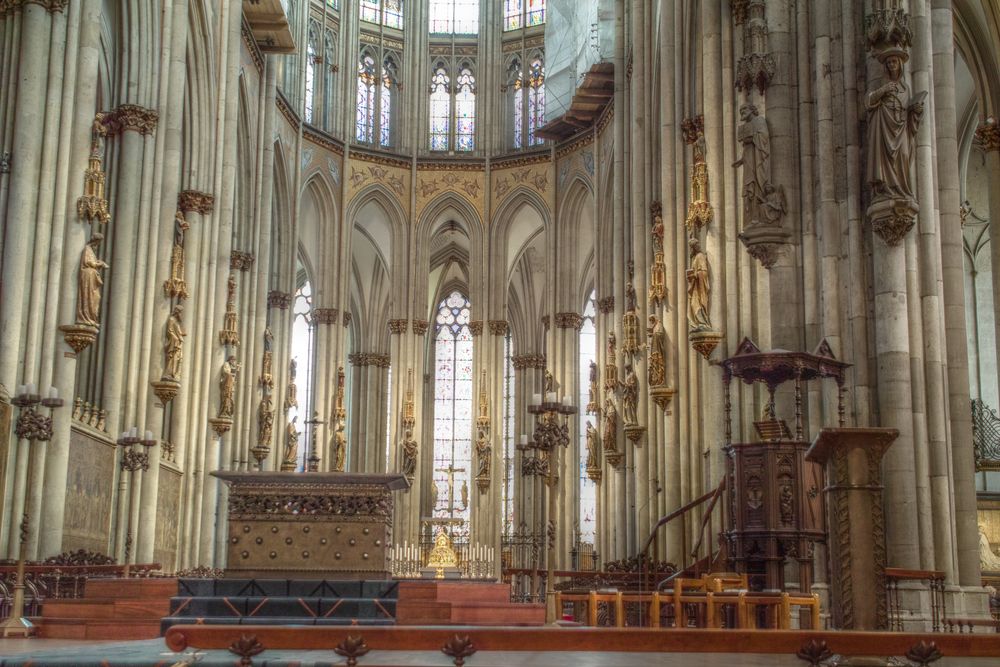 Kölner Dom von Innen Foto & Bild | deutschland, europe, nordrhein ...