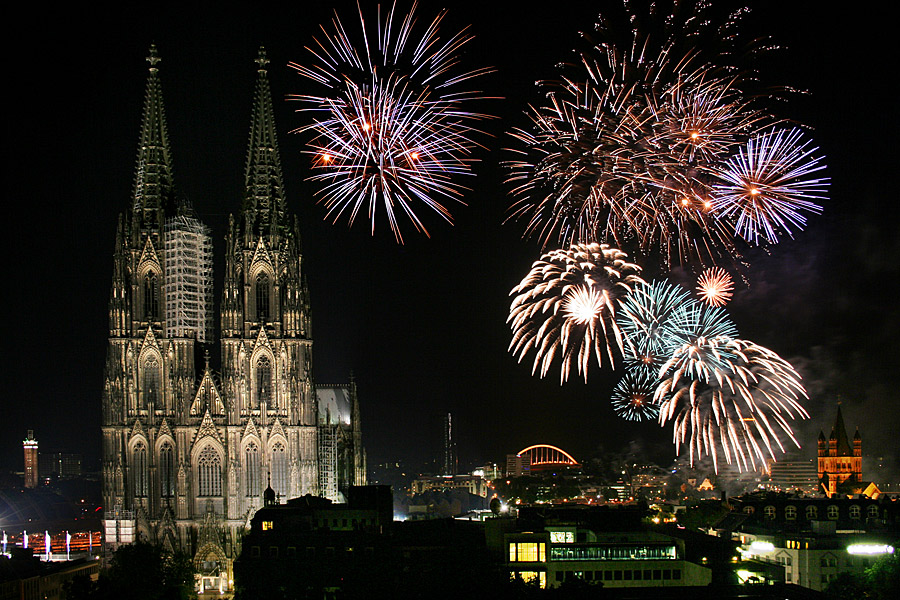 Kölner Lichter II Foto & Bild | deutschland, europe, nordrhein ...