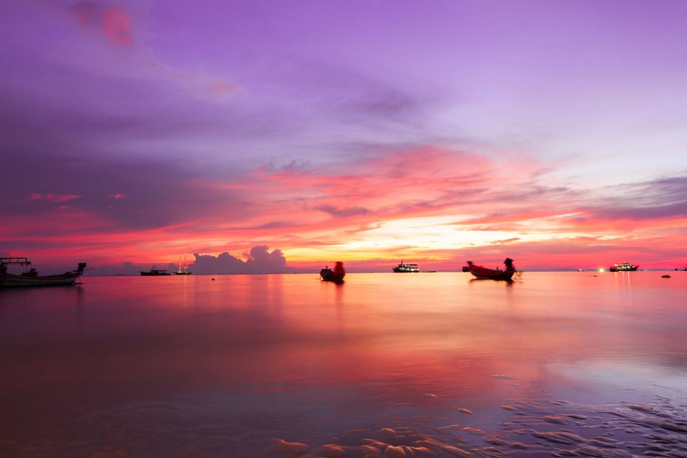 Koh Tao Sunset in Thailand Foto & Bild | asia, thailand, southeast asia ...