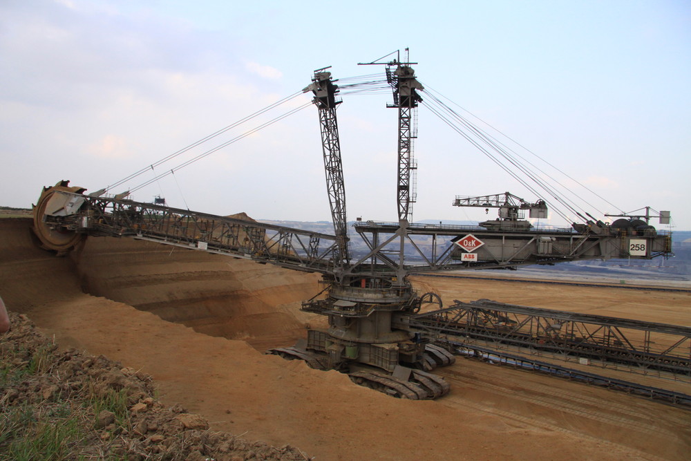 Kohle Bagger Foto & Bild | baumaschinen, verkehr & fahrzeuge, schiene ...