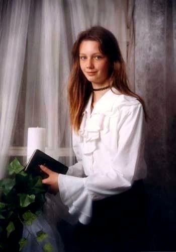 Konfirmation Steffi 1990 Foto & Bild | gratulation und feiertage ...