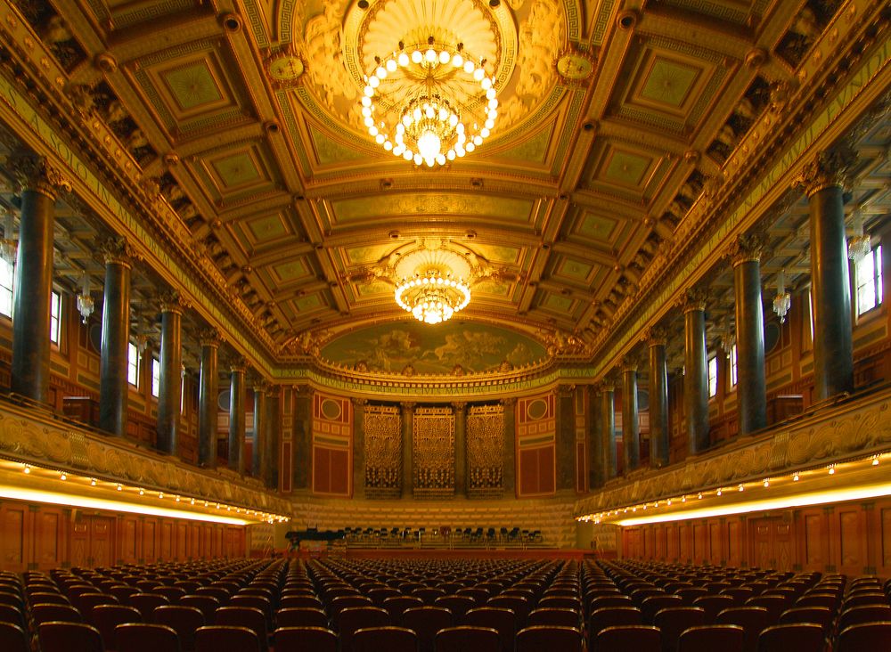 Konzertsaal im Kurhaus zu Wiesbaden Foto & Bild | kunstfotografie ...