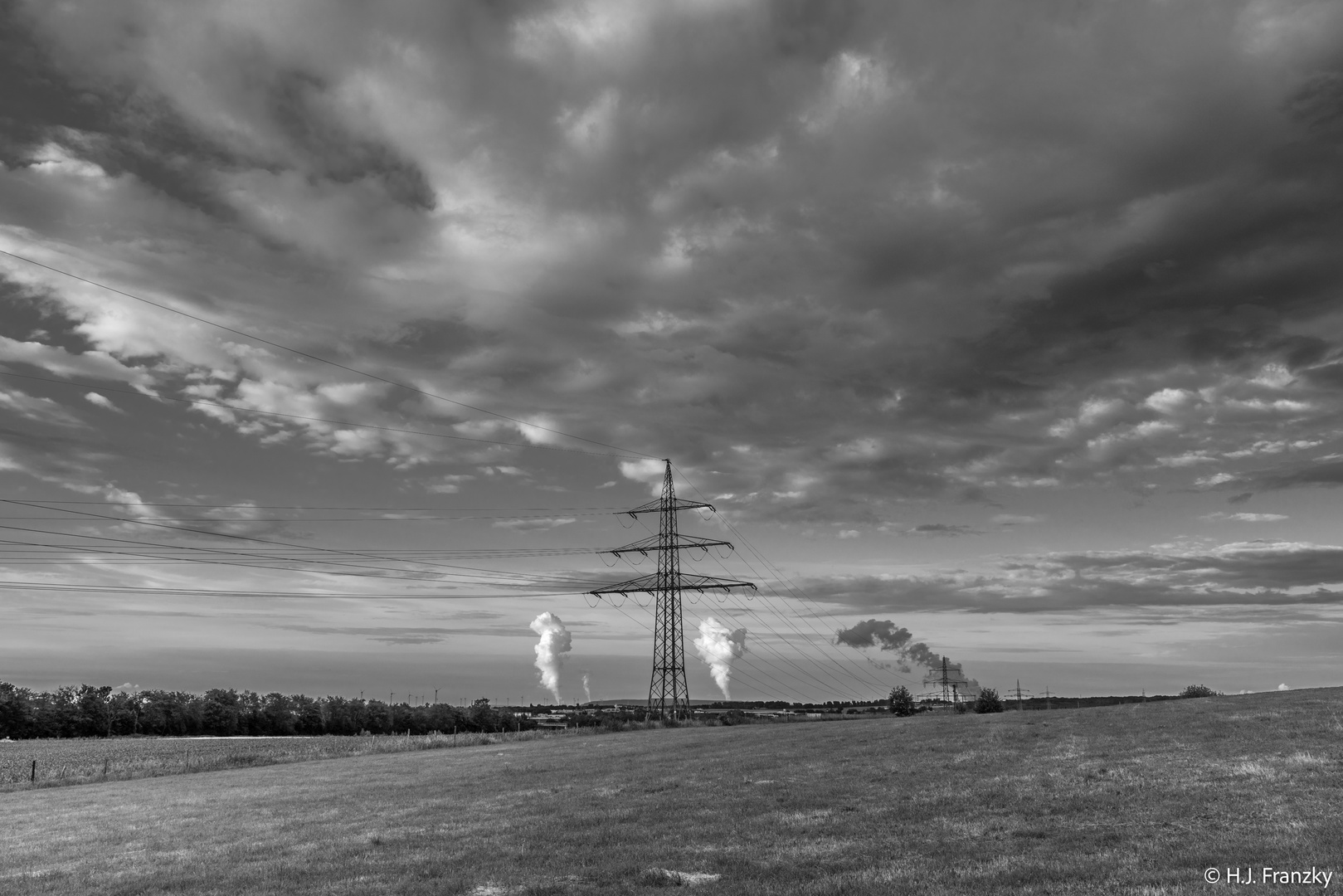 Kraftwerke_SW-09174 Foto & Bild | monochrom, bearbeitungs - techniken, landschaft monochrom ...