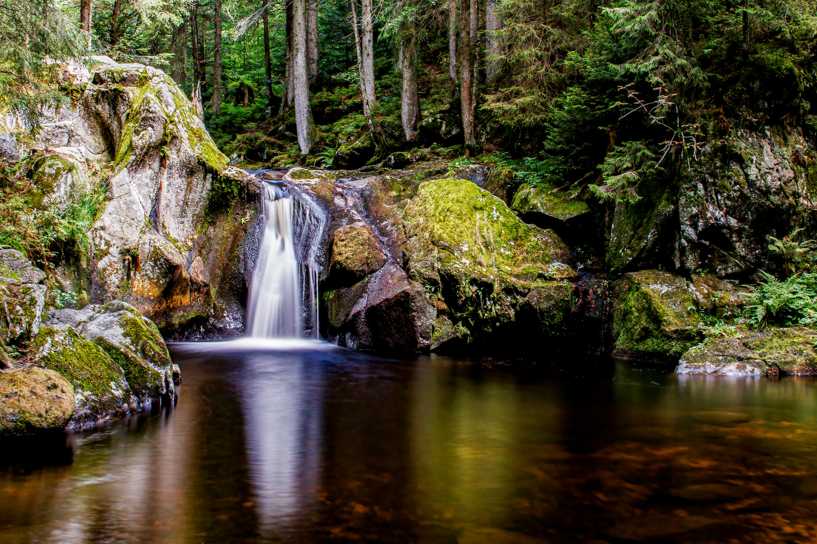 Krai Woog Gumpen Langzeitbelichtung Foto & Bild | deutschland, europe ...