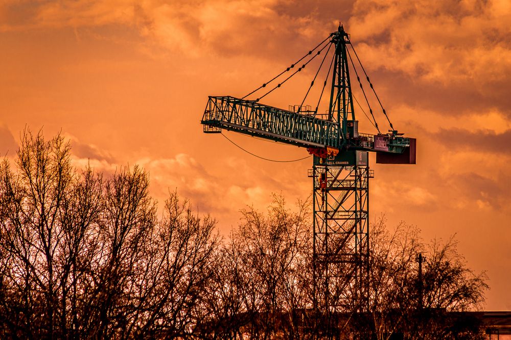 Kran Foto & Bild | industrie und technik, schiffe und seewege, werften ...