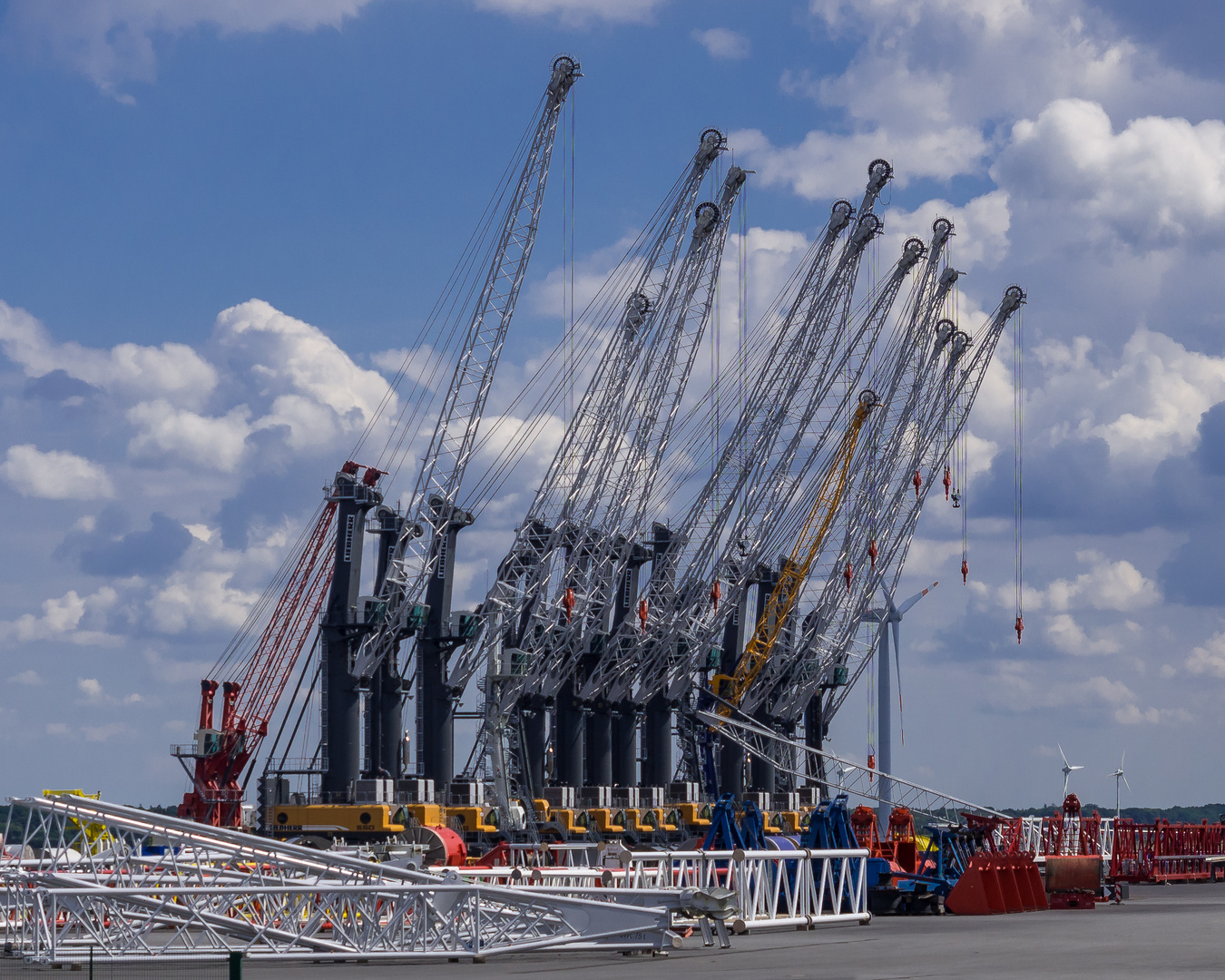 Krane/Kräne Foto & Bild | ostsee, hafen, warnemünde Bilder auf ...