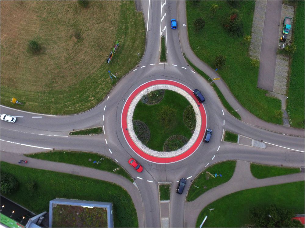 Kreisel Foto & Bild | von oben, architektur, motive Bilder auf ...