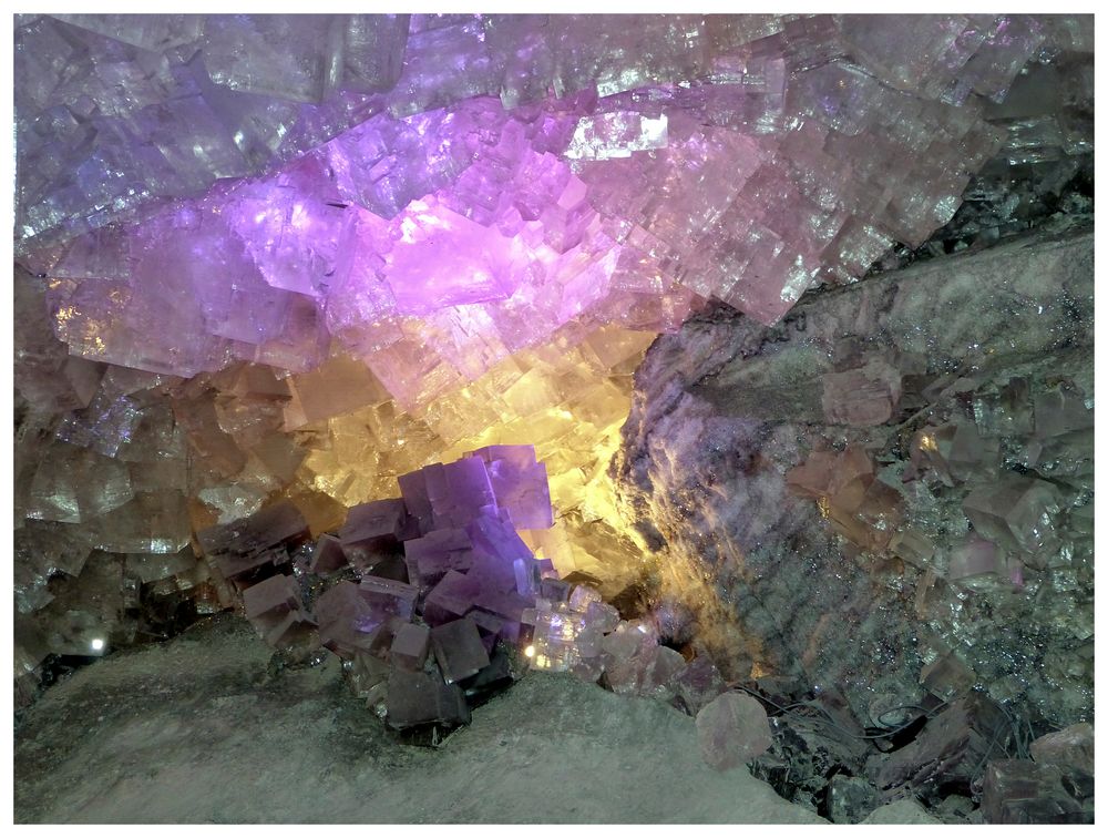 Kristallgrotte-Merkers Foto & Bild | sonstiges, steine & mineralien ...