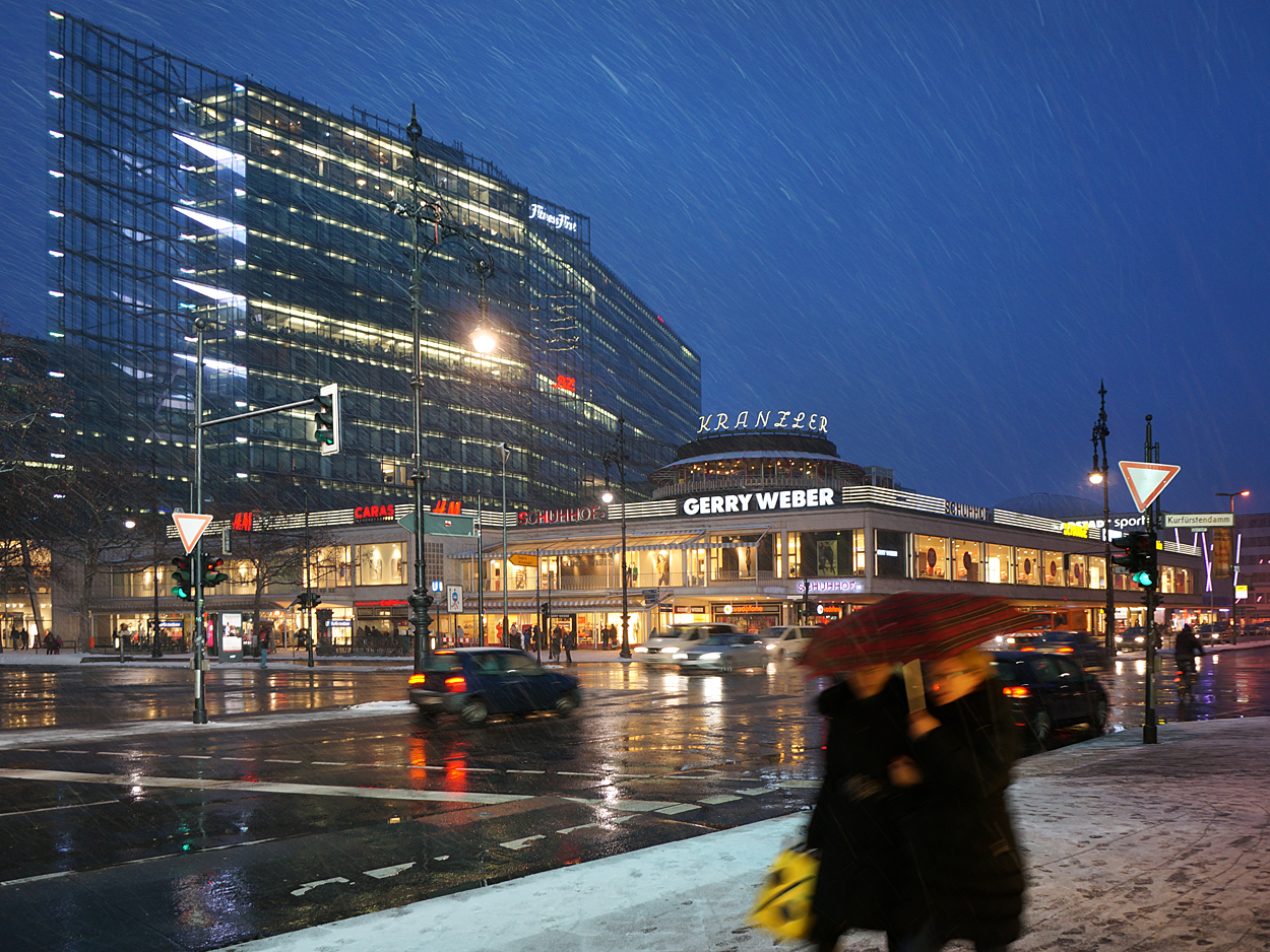 Ku-Damm mit Schnee Foto & Bild | deutschland, europe, berlin Bilder auf ...