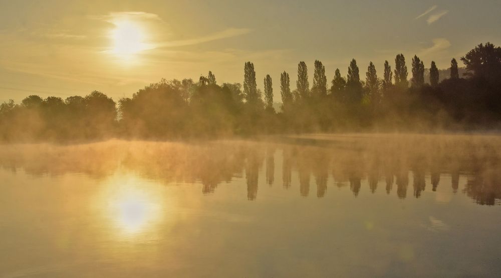 Kurz nach Sonnenaufgang am Main.... Foto & Bild | deutschland, europe, bayern Bilder auf ...