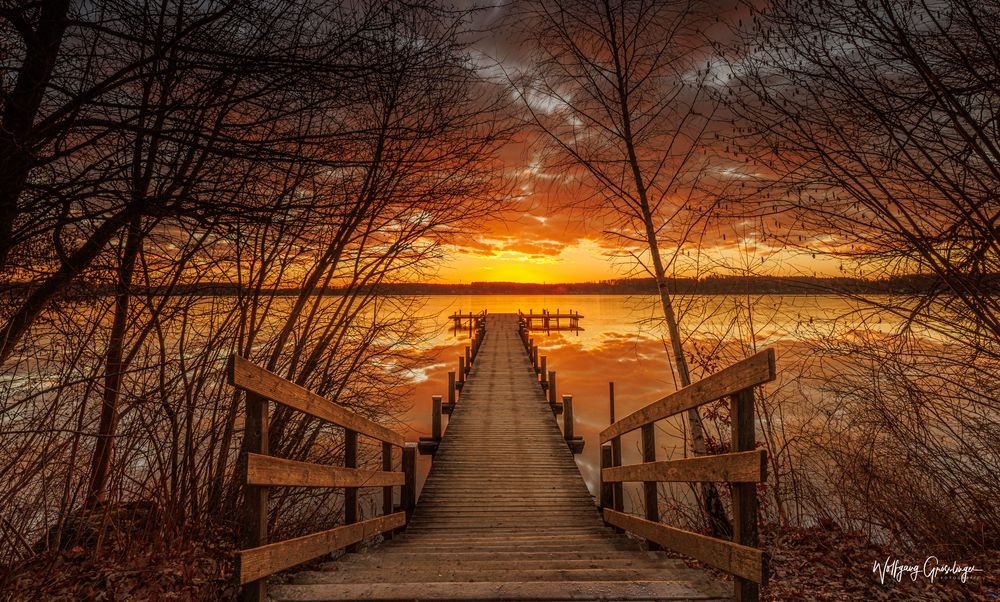 Kurz vor Sonnenaufgang Foto & Bild | jahreszeiten, winter, himmel Bilder auf fotocommunity