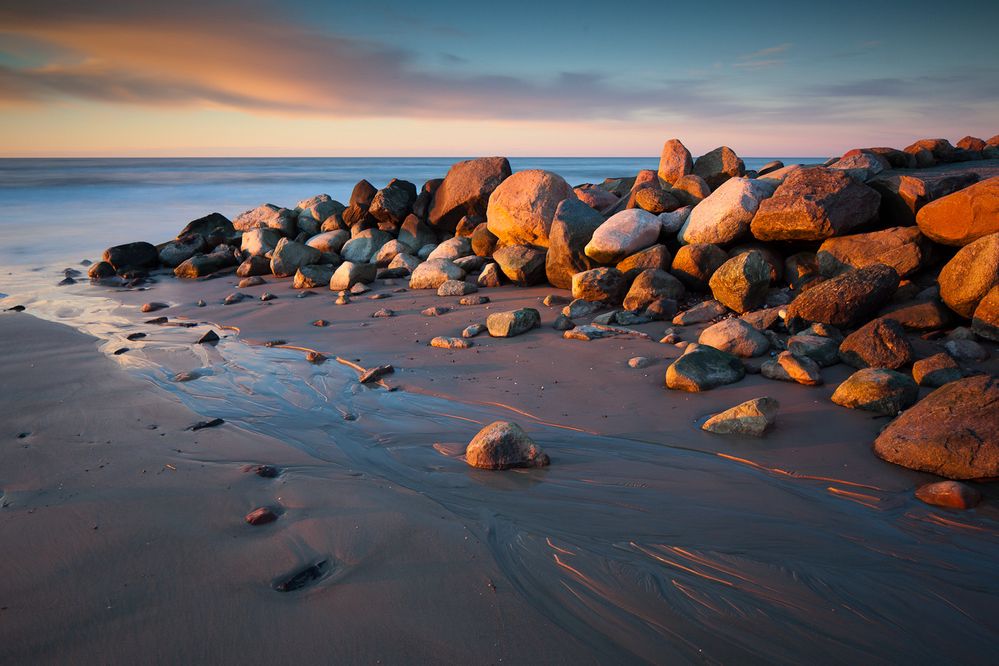 Kurz vor Sonnenuntergang am Meer Foto & Bild | sonnenuntergänge, himmel ...