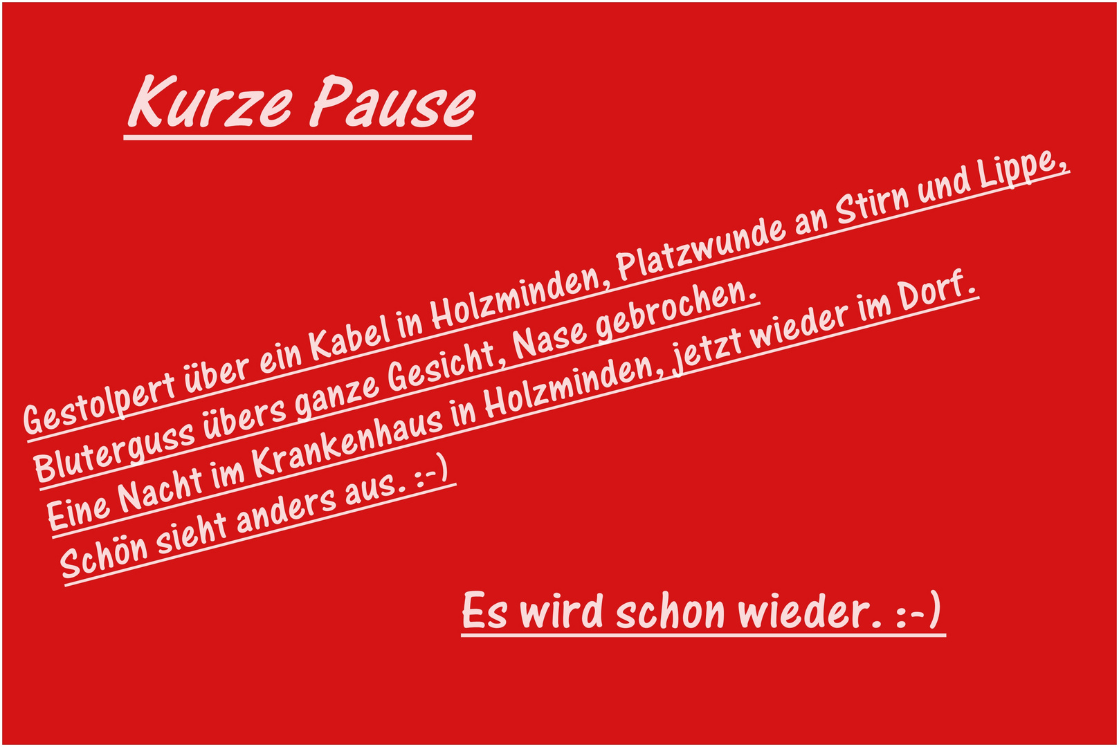 Kurze Pause :-( Foto & Bild | spezial Bilder auf fotocommunity