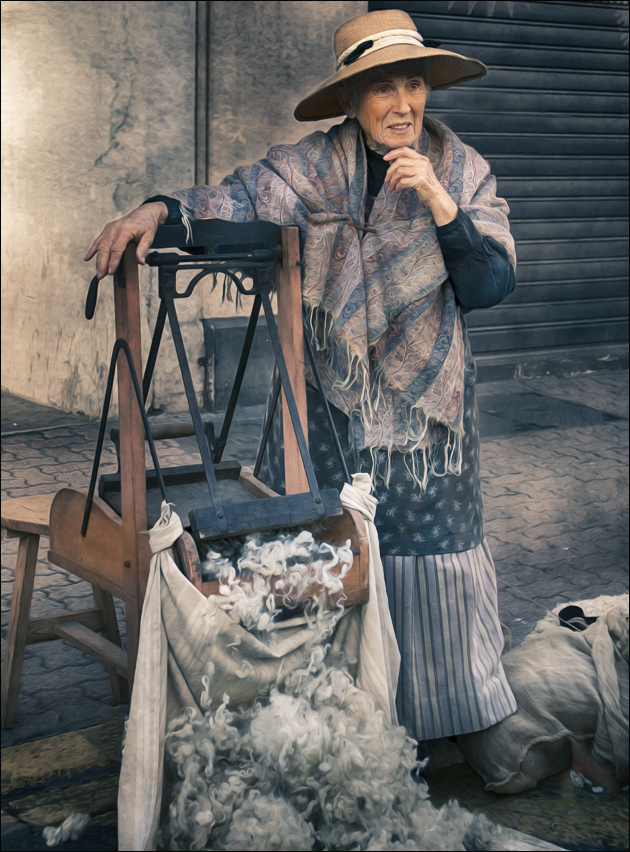 La Cardeuse photo et image | cardeuse, elise bleue, metiers d'antan ...