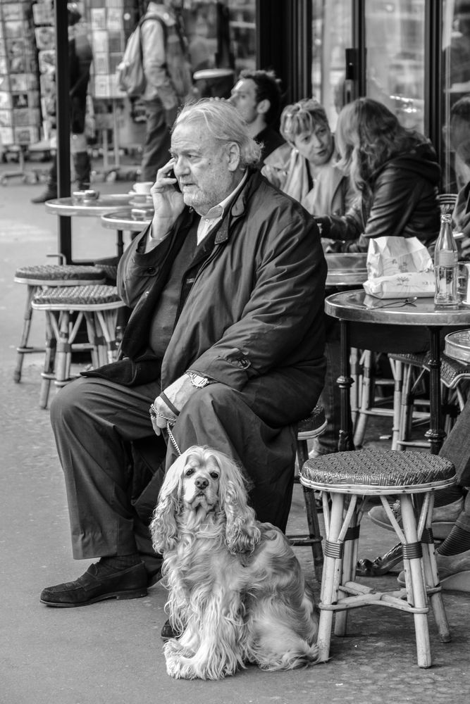 La conversation téléphonique Foto & Bild | streetfotografie mit menschen, street: spontane ...