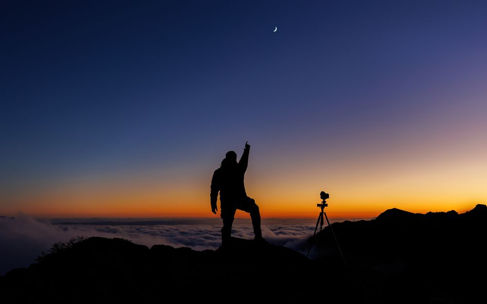 La Palma Blue Night Sky Foto & Bild | europe, canary islands die ...