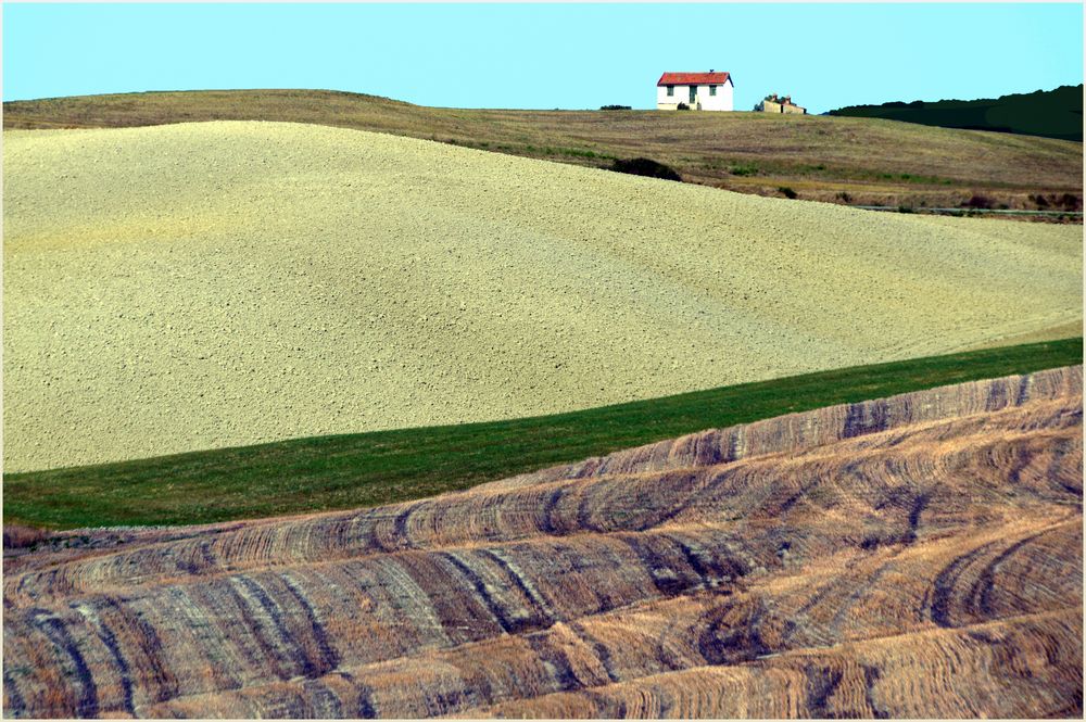 la petite maison sur la colline .... Foto % Immagini| italy, nature ...
