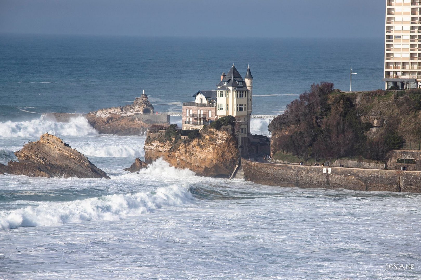 LA VILLA BELTZ ET LE ROCHER DE LA VIERGE photo et image | nature, mer ...