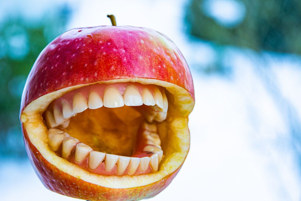 Lachender Apfel Foto & Bild | quatsch, fun und rätselecke, stillife ...