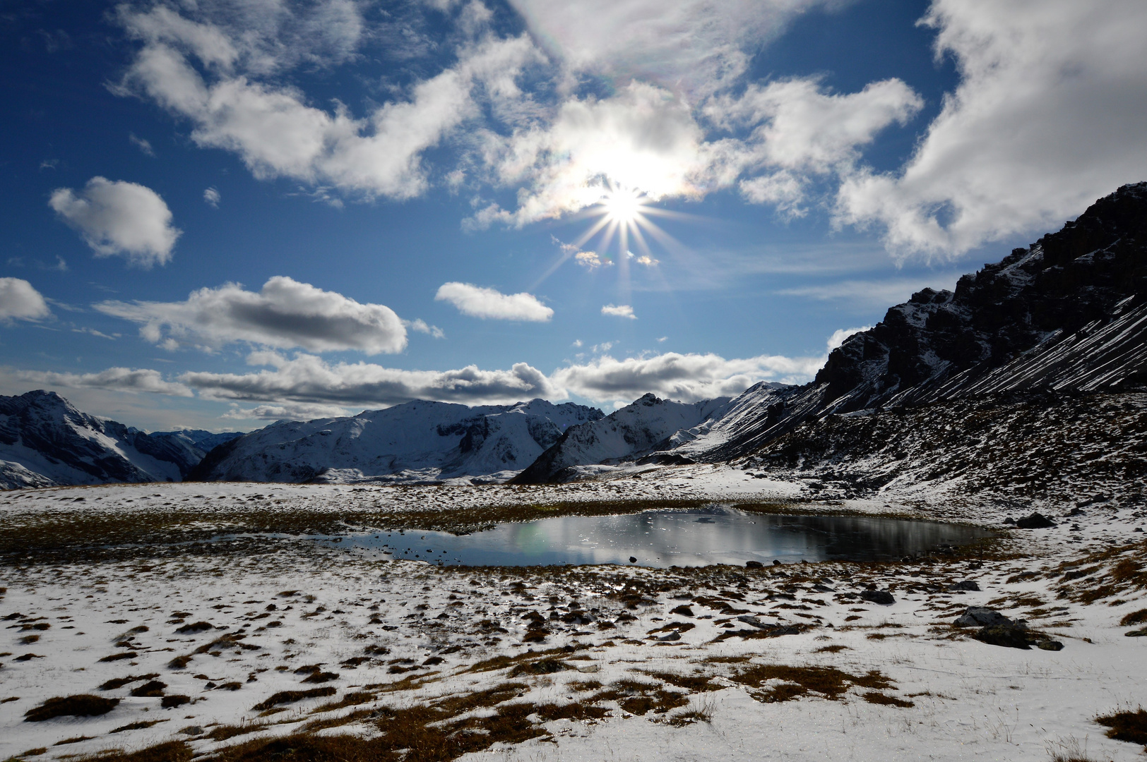 Lago di Rims (Passo dello Stelvio) Foto % Immagini| natura Foto su ...