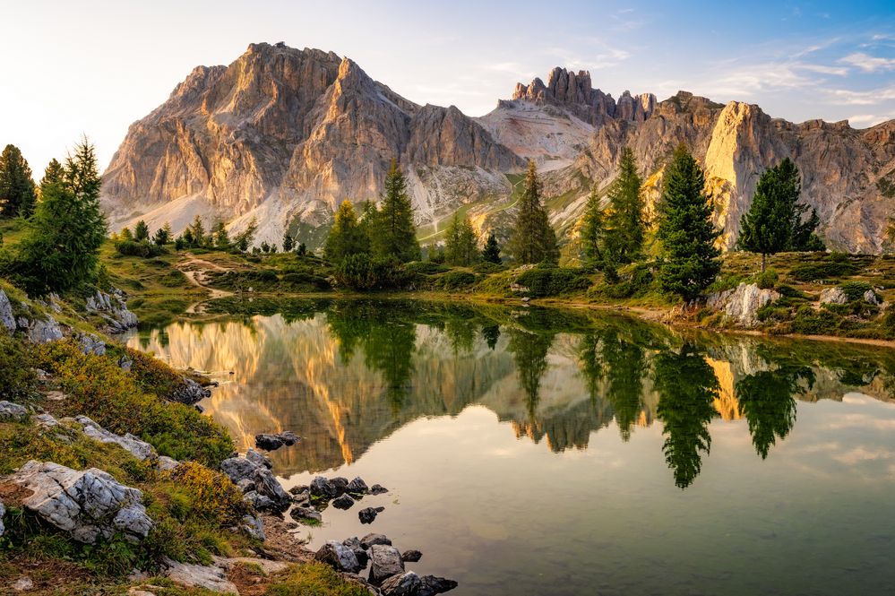 Lago-Limides-Dämmerung Foto & Bild | landschaft, berge, bergseen Bilder ...